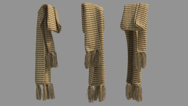 3D Scarf model - TurboSquid 1975375