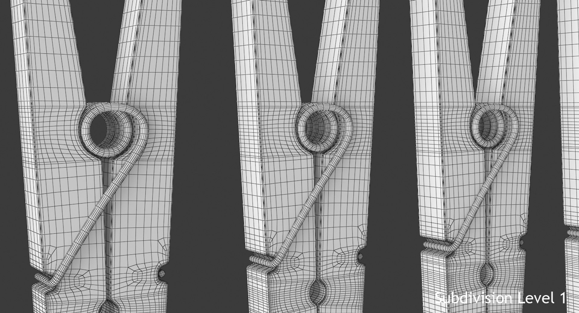 Colorful Clothespin 3D Model - TurboSquid 1346937