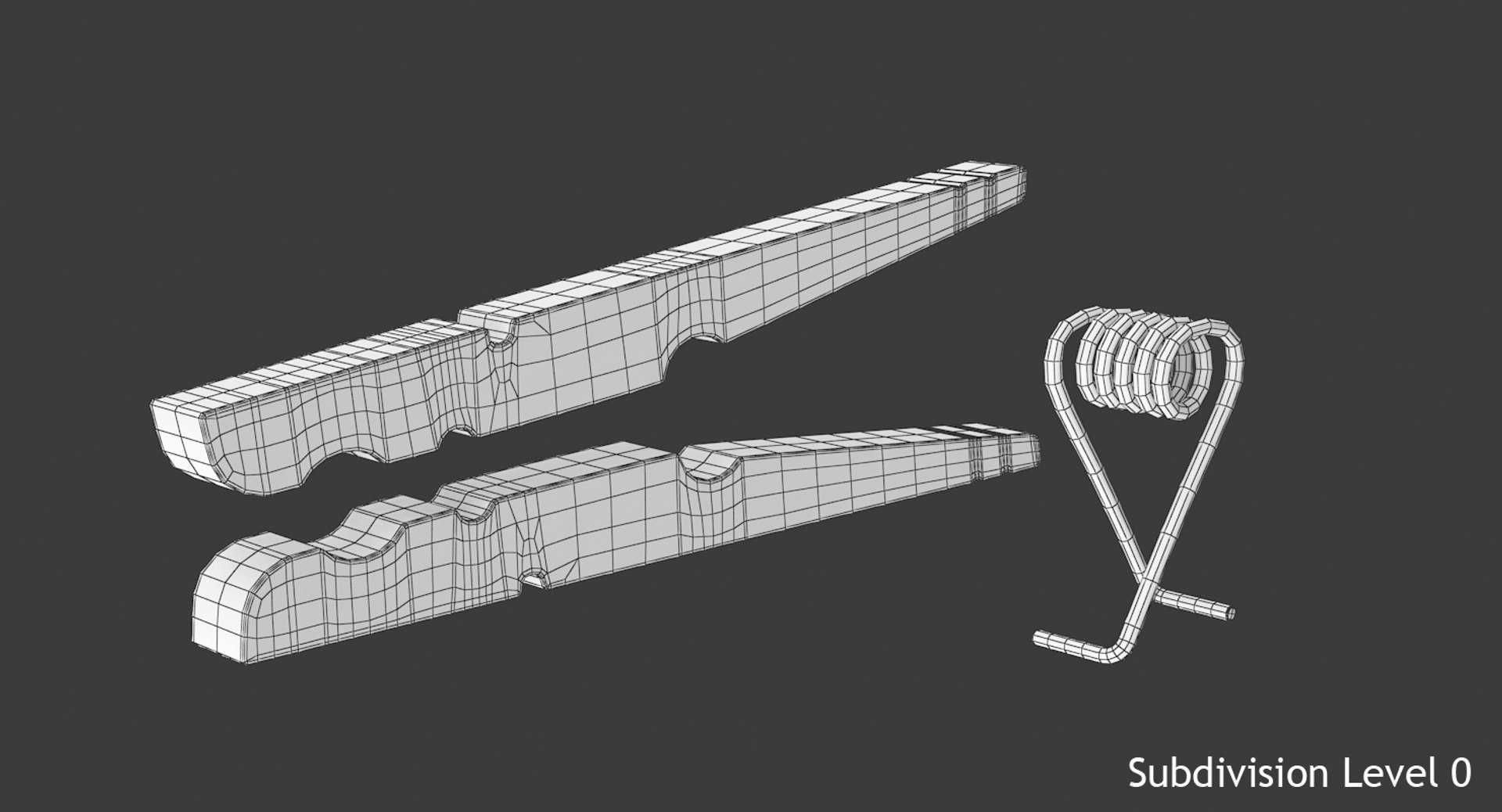 Colorful Clothespin 3D Model - TurboSquid 1346937