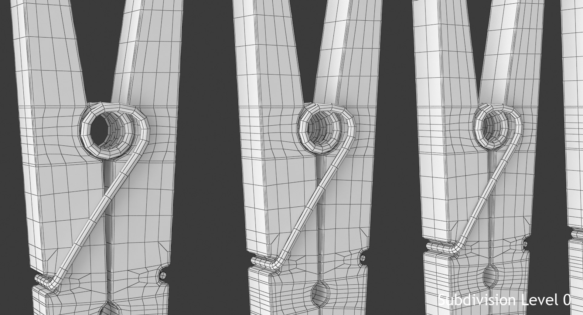 Colorful Clothespin 3D Model - TurboSquid 1346937