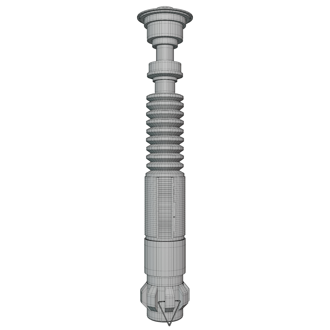3D Luke Skywalkers Lightsaber From Return Of The Jedi Model ...