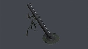 120mm Mortar 3D Models for Download | TurboSquid