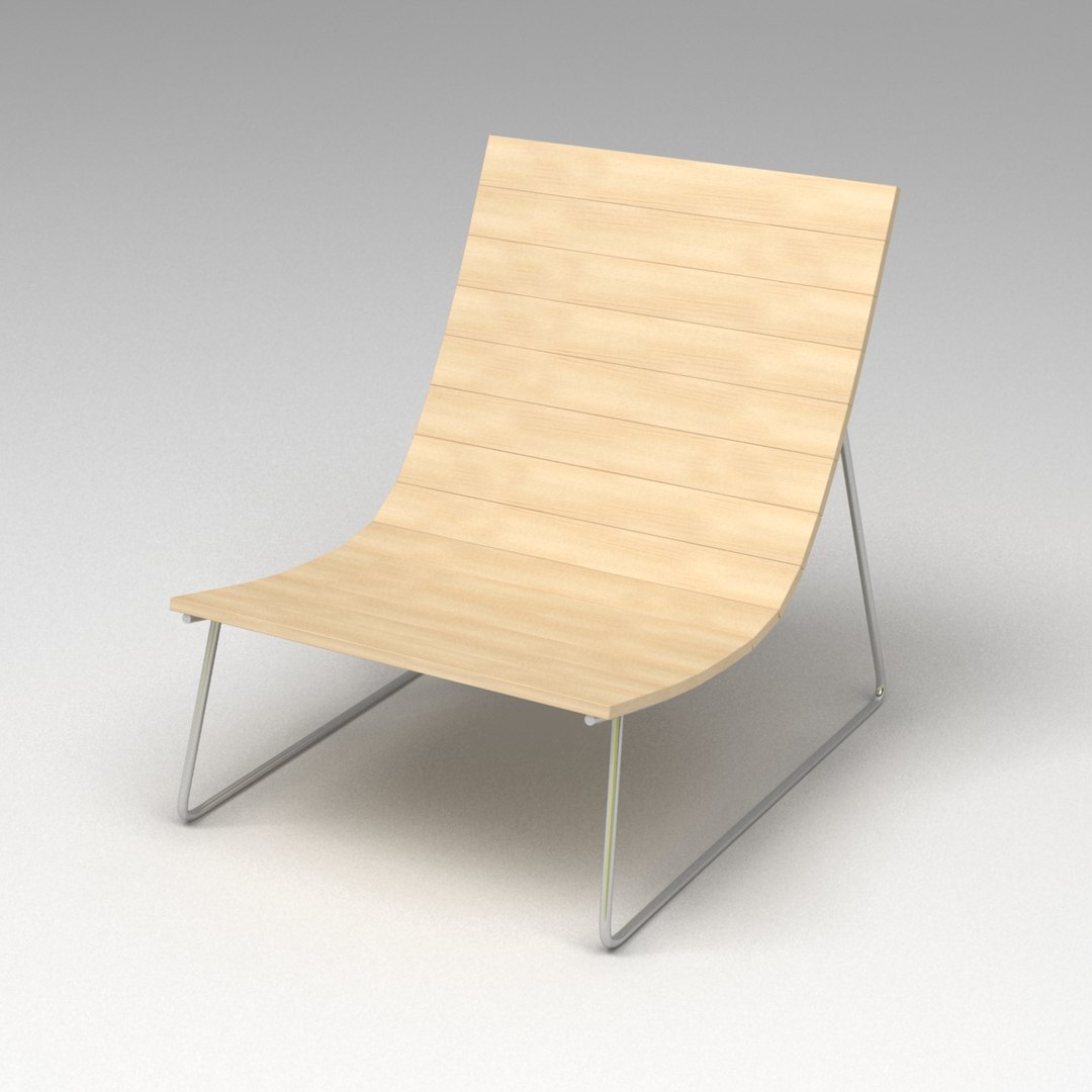 Chair Lounge - 3d Obj