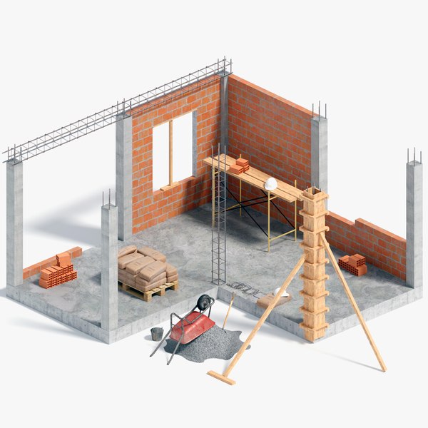 Simple construction 3D model - TurboSquid 1503141