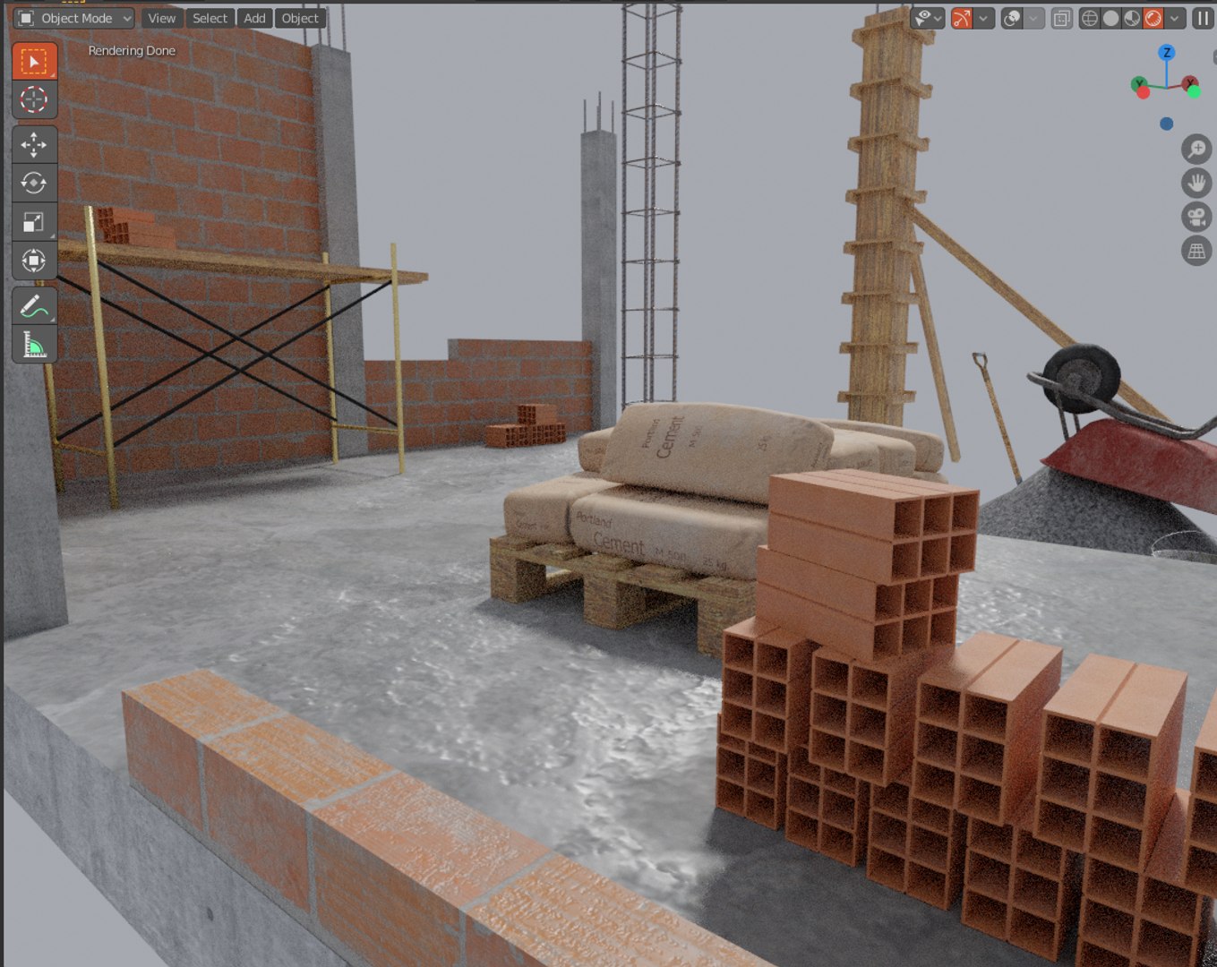 Simple Construction 3D Model - TurboSquid 1503141