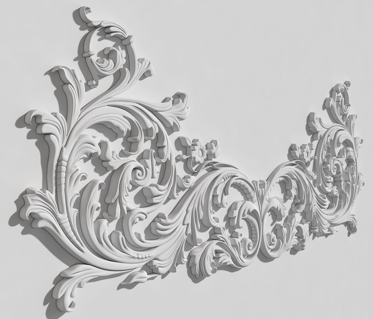 3d Classic Wall Stucco