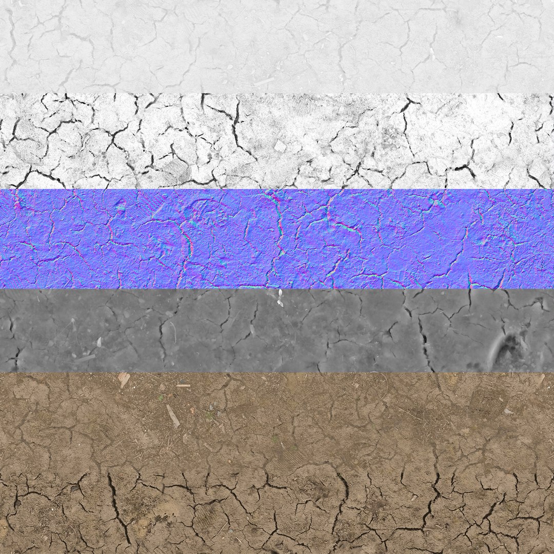 Ultra Realistic Ground Cracks 3D Model - TurboSquid 1555707