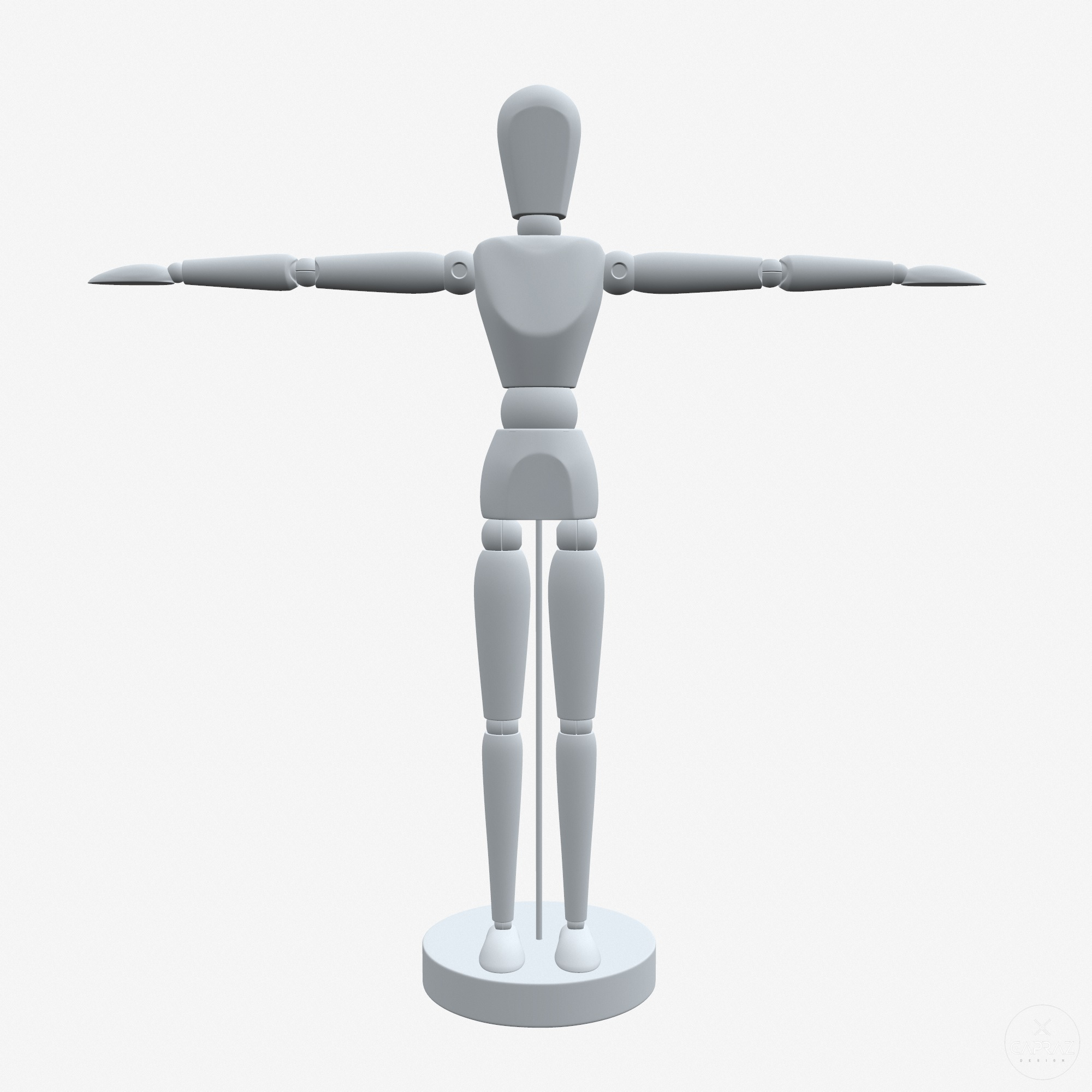 Printable mannequin art figure 3D - TurboSquid 1546641