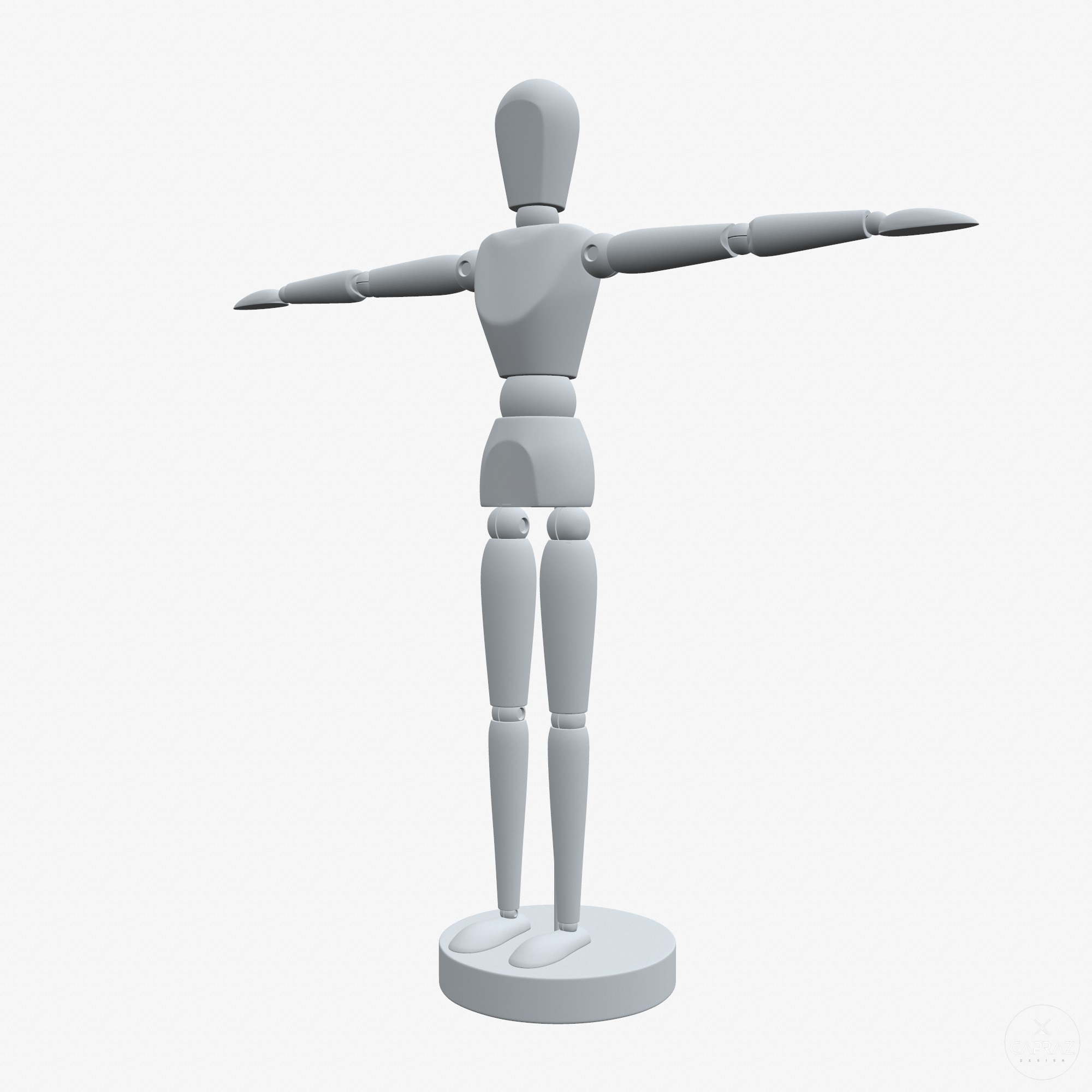 Printable mannequin art figure 3D - TurboSquid 1546641