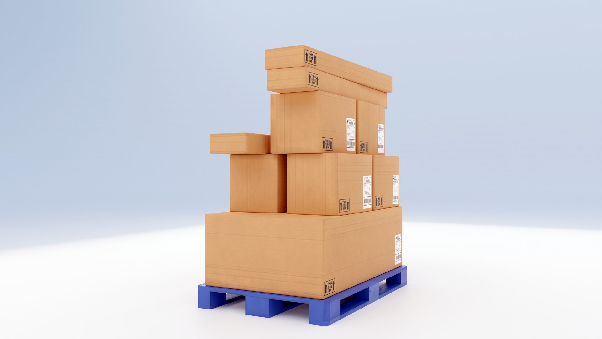 Pallet boxes 3D model - TurboSquid 1681855