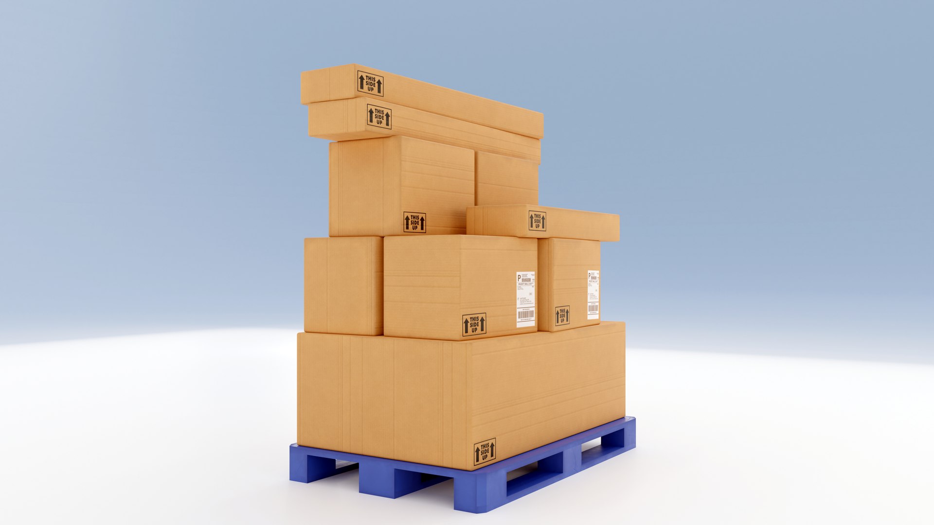 Pallet boxes 3D model - TurboSquid 1681855