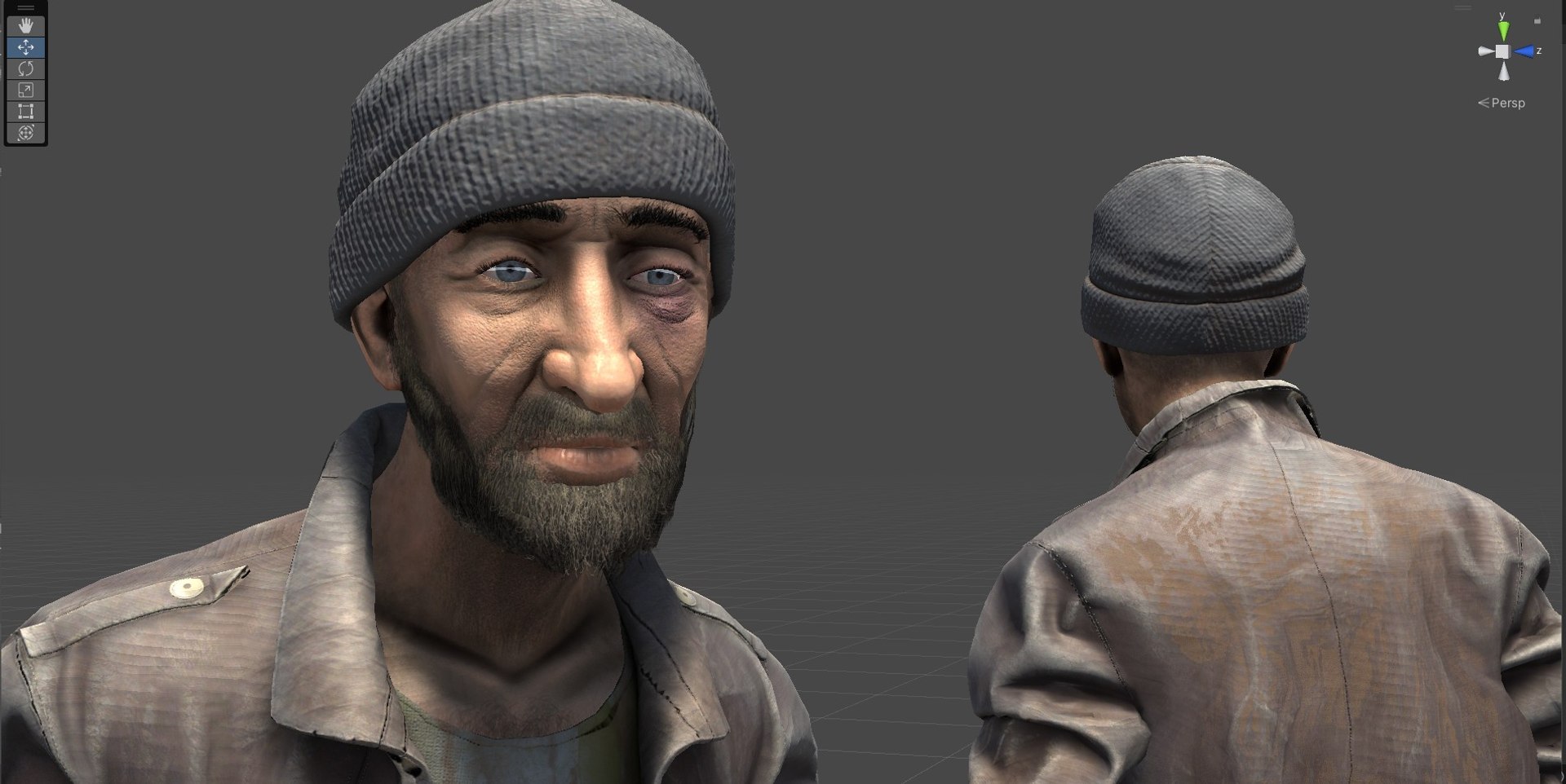 3D Model Homeless Person Vincent - TurboSquid 2068235