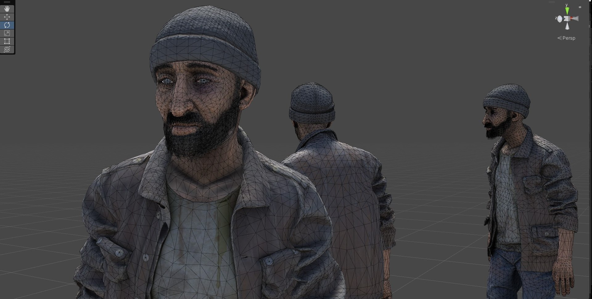 3D Model Homeless Person Vincent - TurboSquid 2068235