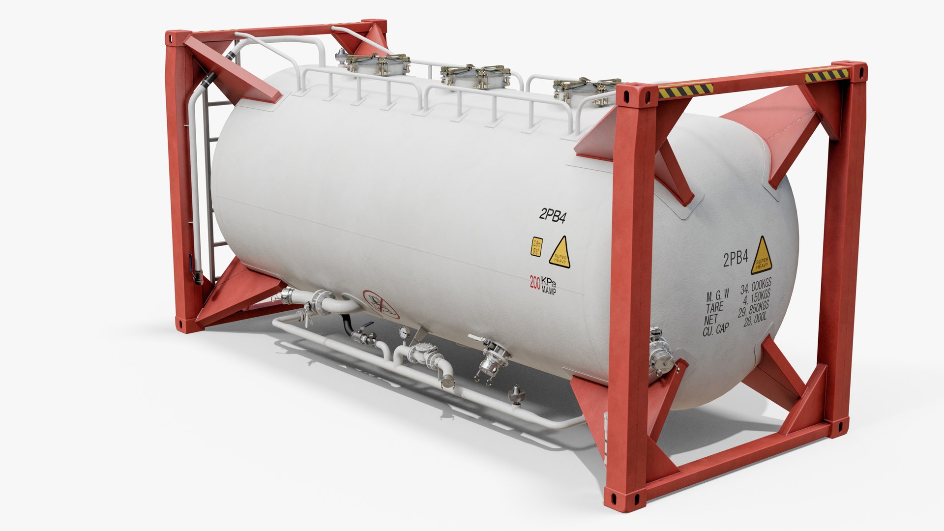 3D ISO Powder Tank Model - TurboSquid 2319633