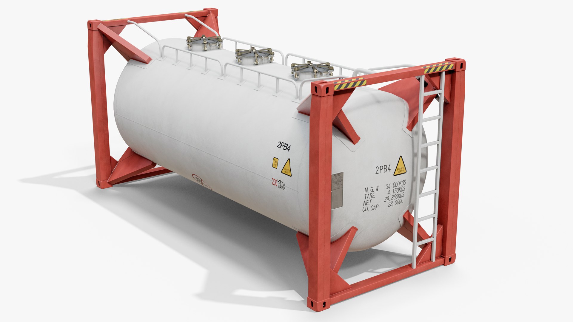 3D ISO Powder Tank Model - TurboSquid 2319633