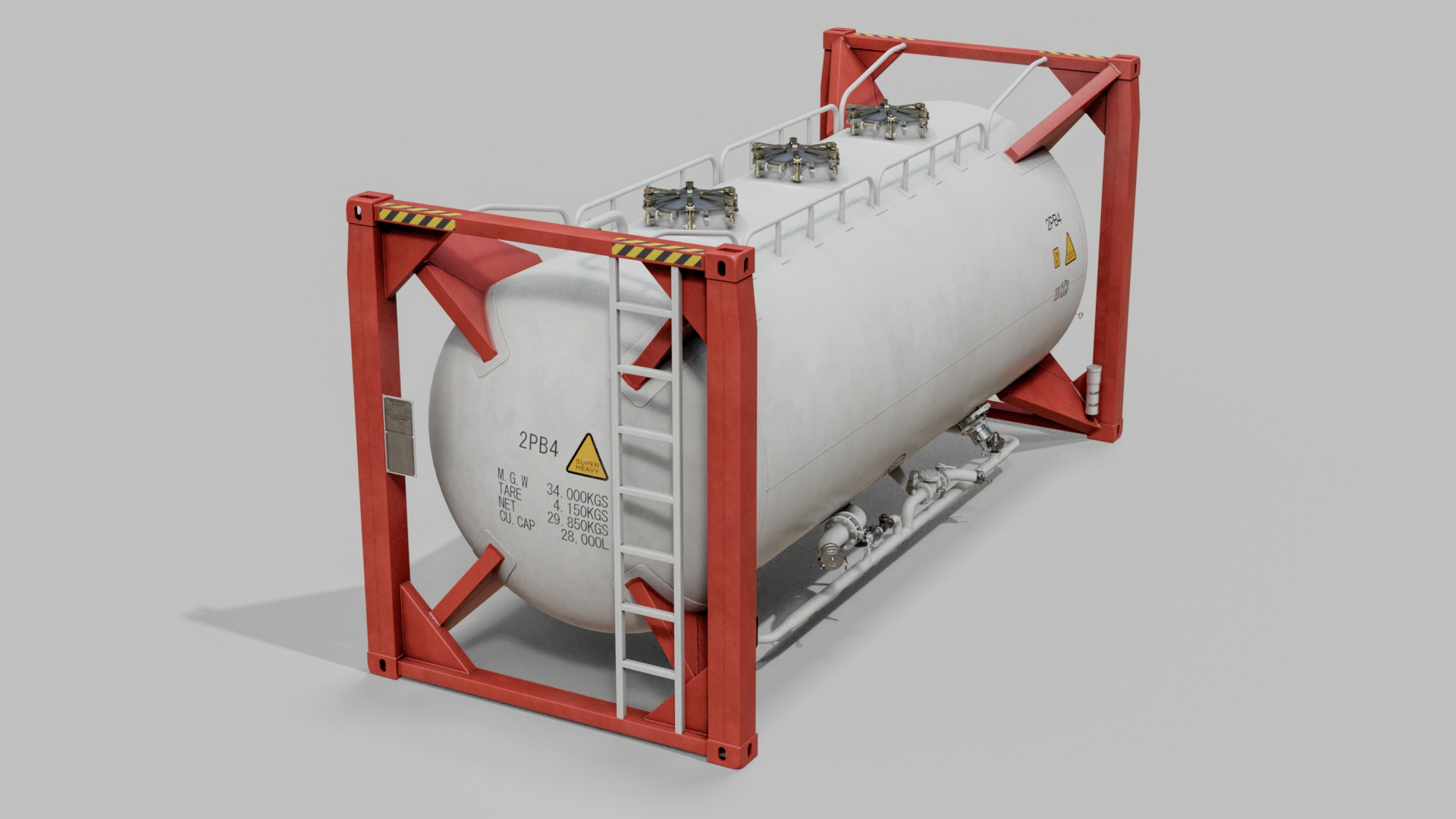 3D ISO Powder Tank Model - TurboSquid 2319633