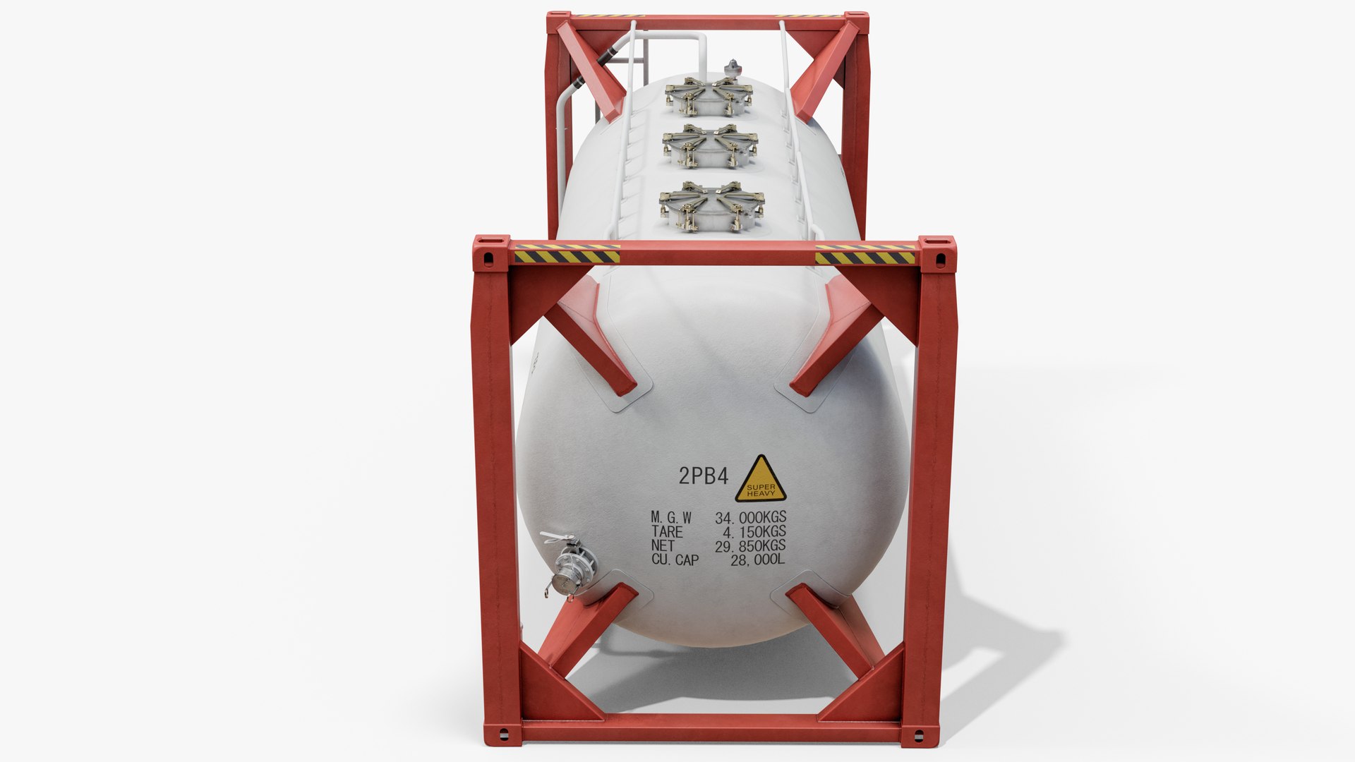 3D ISO Powder Tank Model - TurboSquid 2319633