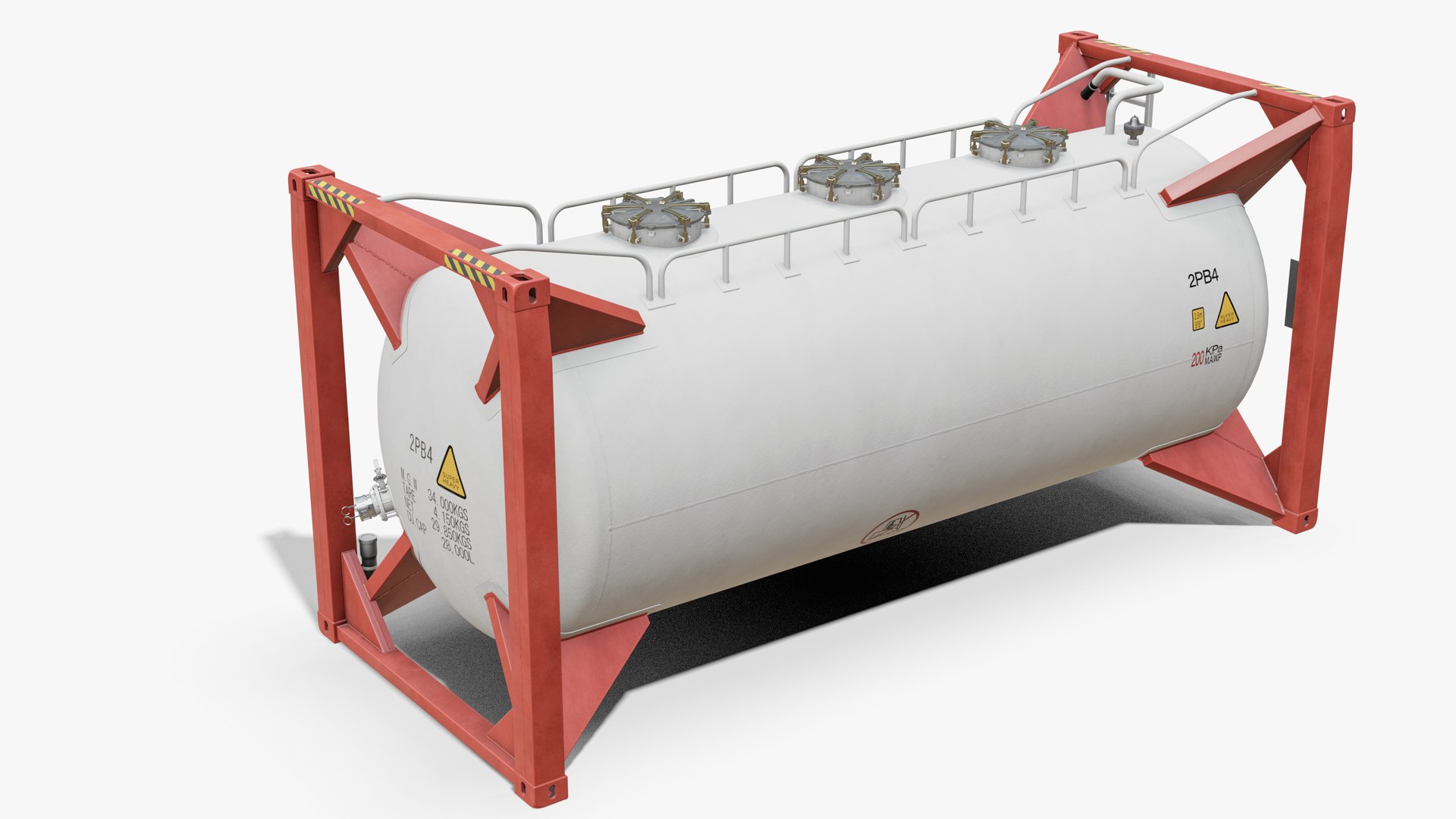 3D ISO Powder Tank Model - TurboSquid 2319633