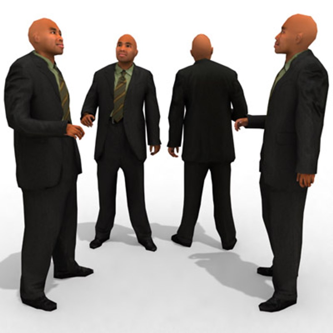 3d 3ds - business male person