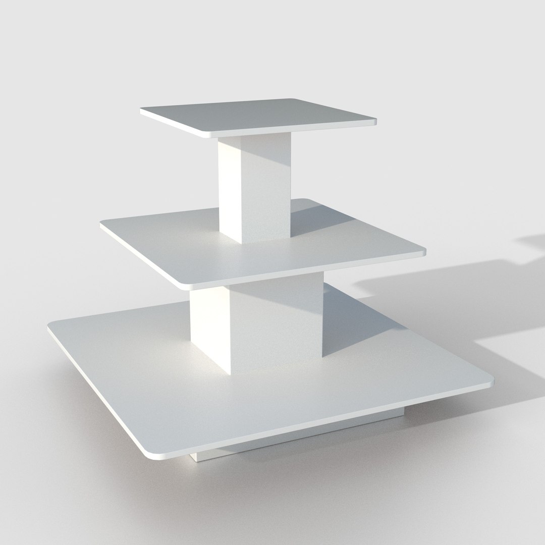 Display Shelf Gondola Stand 3D Model - TurboSquid 2348516