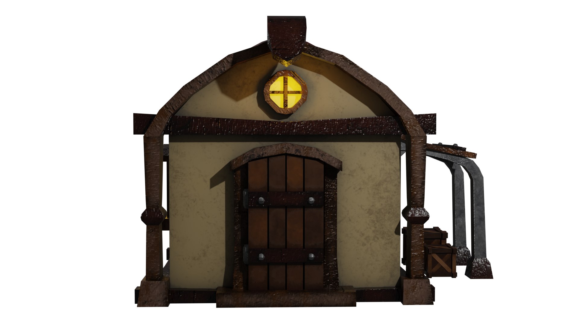 Free 3D Model Stylized Middle-earth House - TurboSquid 2134406