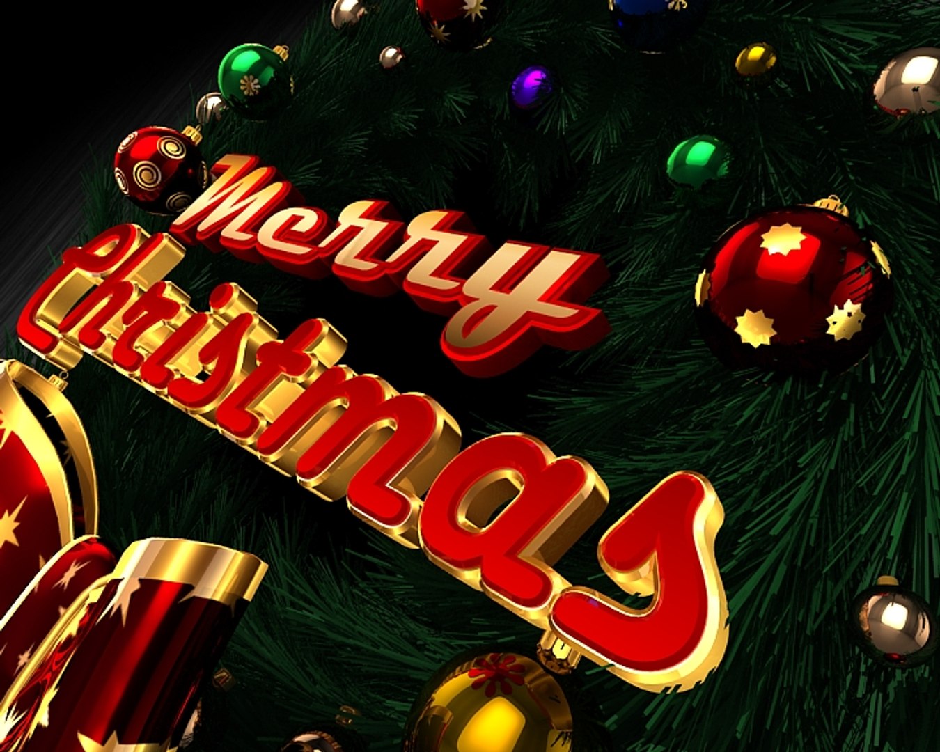 Merry Christmas 3d Model