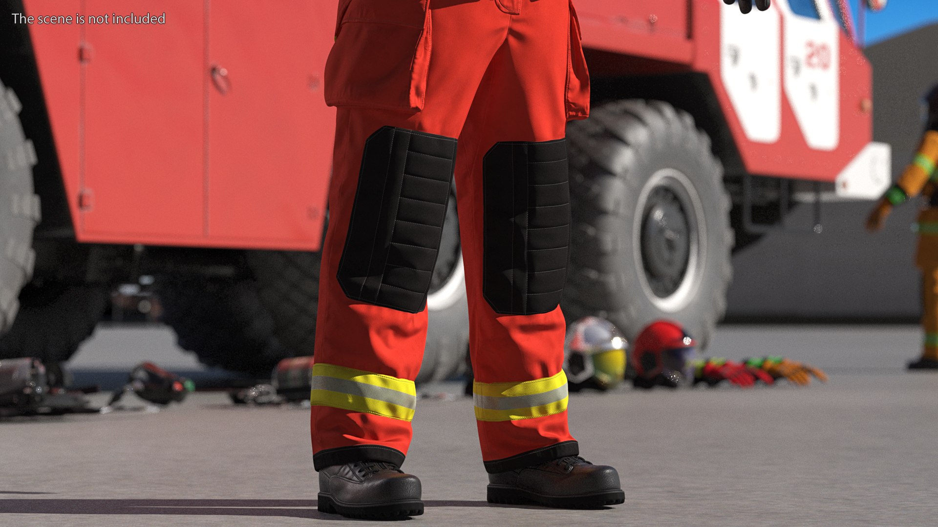 Firefighting pants 3D - TurboSquid 1681543