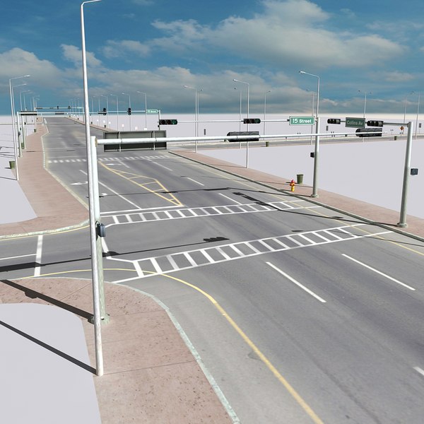 Intersection 3D Models for Download | TurboSquid