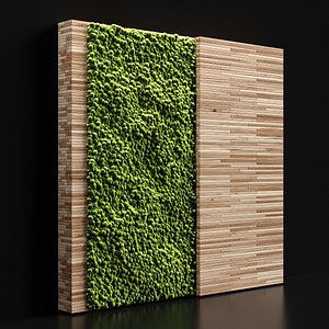 3D moss wall - TurboSquid 1275390