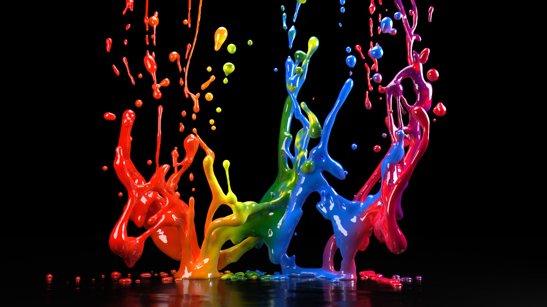 Paint Splash Animated 3D model - TurboSquid 1730958