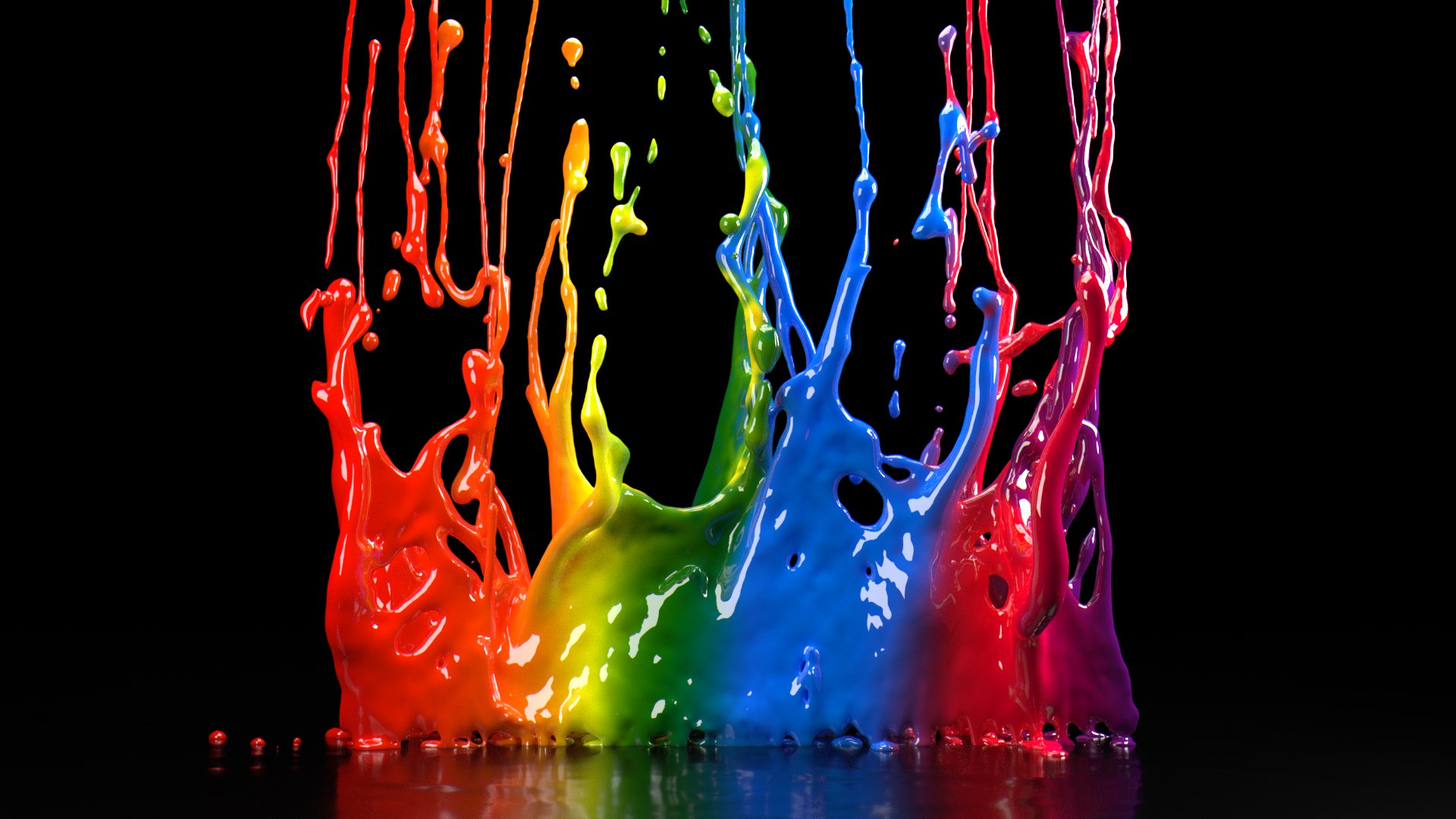 Paint Splash Animated 3D model - TurboSquid 1730958
