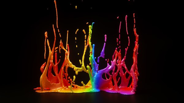 Paint Splash Animated 3D model - TurboSquid 1730958