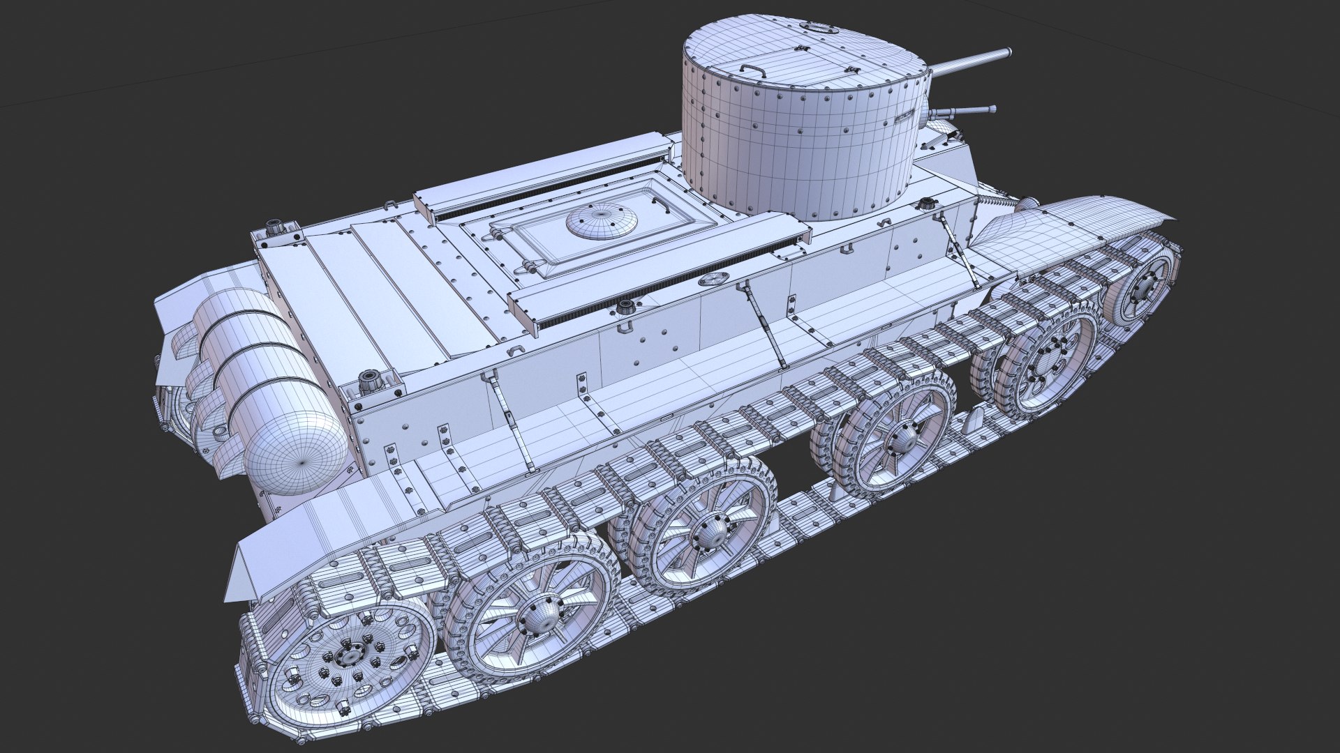Soviet Tank Model - TurboSquid 1713800