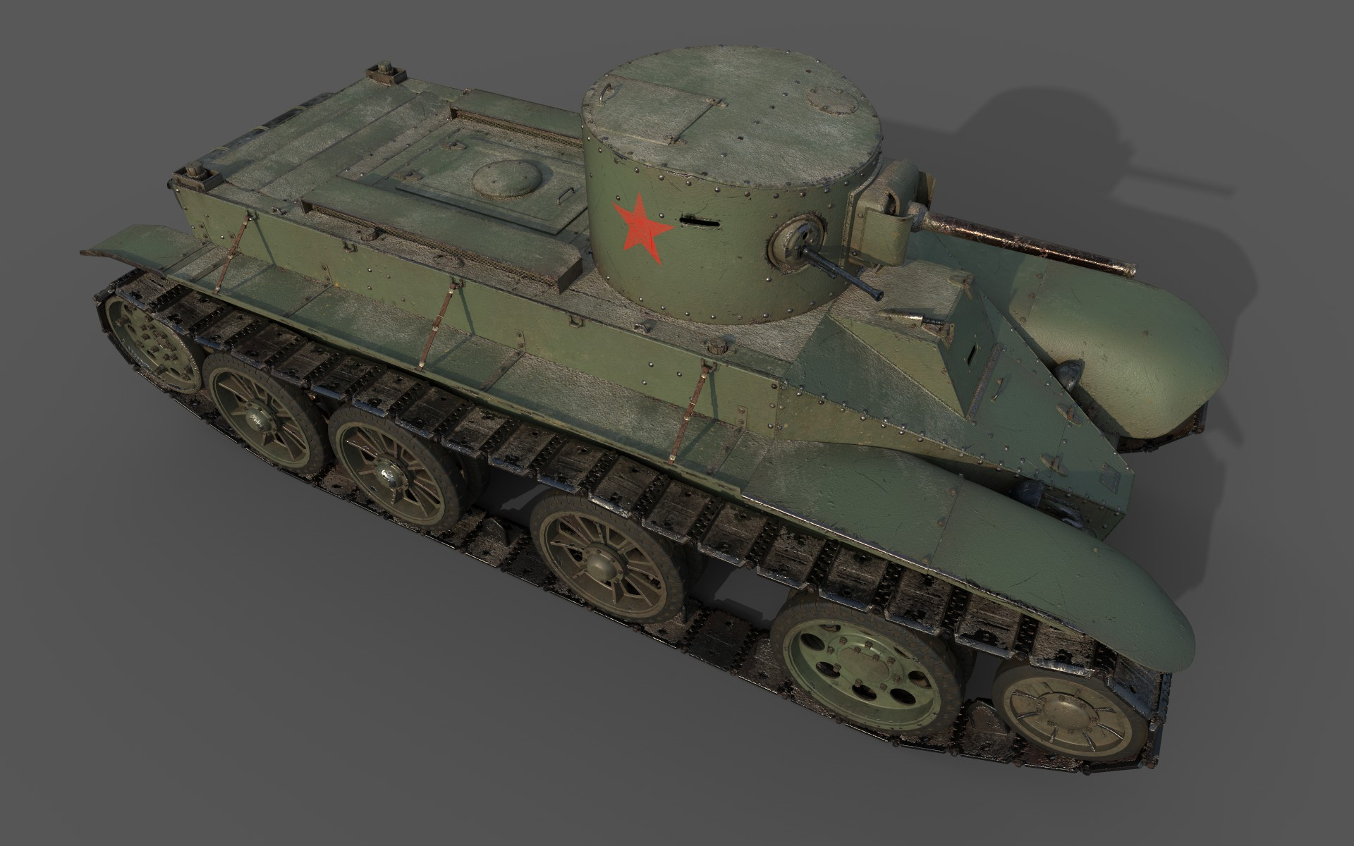 Soviet tank model - TurboSquid 1713800