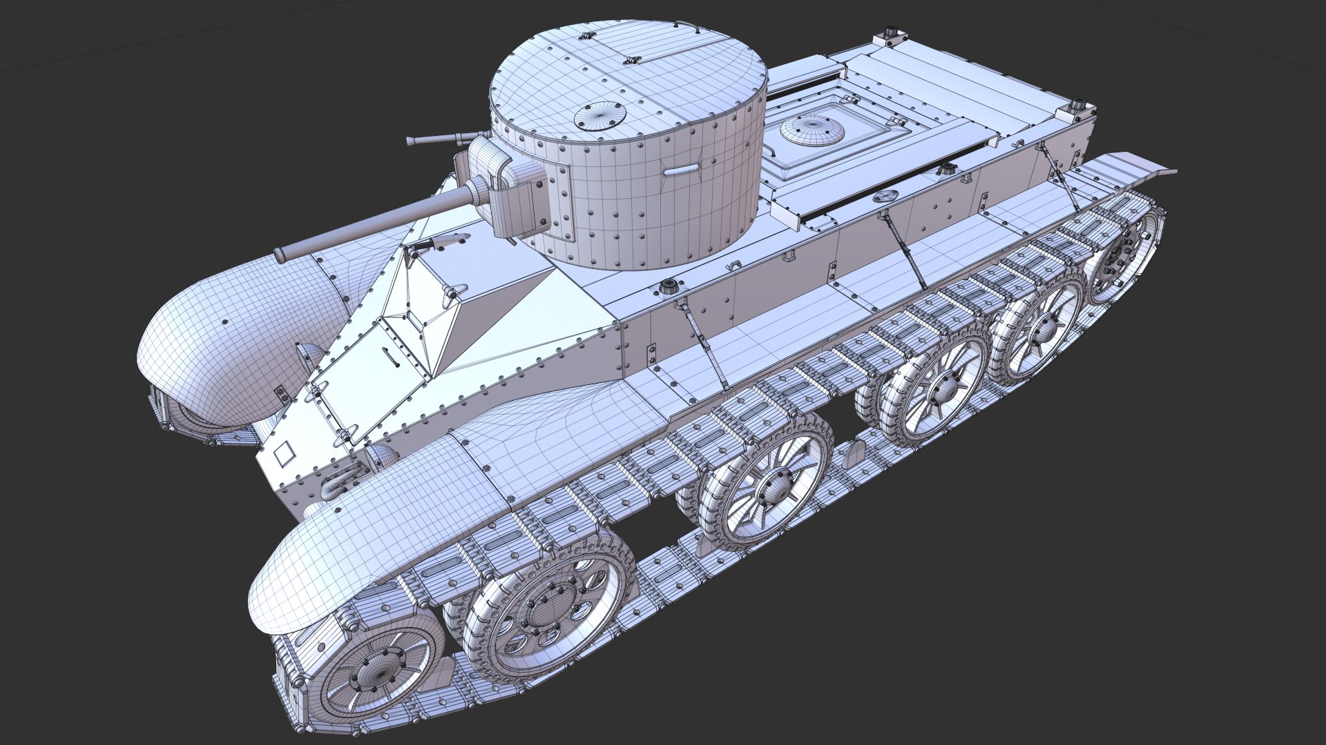 Soviet Tank Model - TurboSquid 1713800