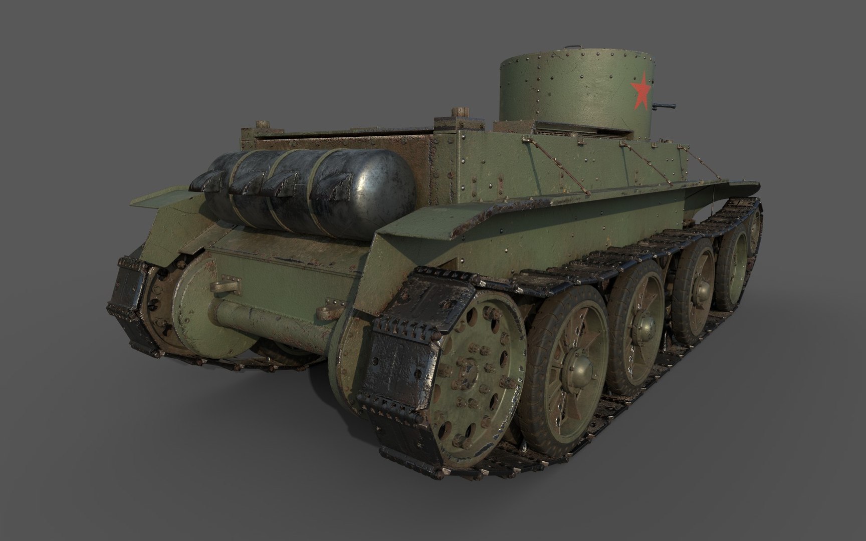 Soviet Tank Model - TurboSquid 1713800