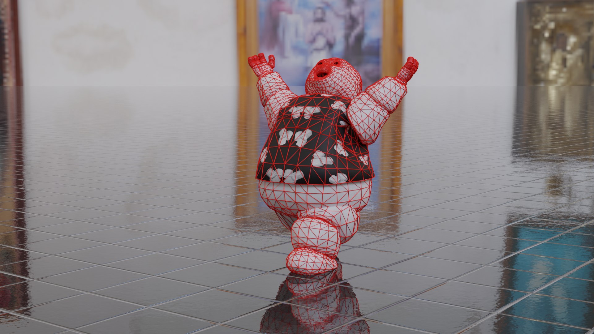 Fat White Blob 3D Model - TurboSquid 1543837