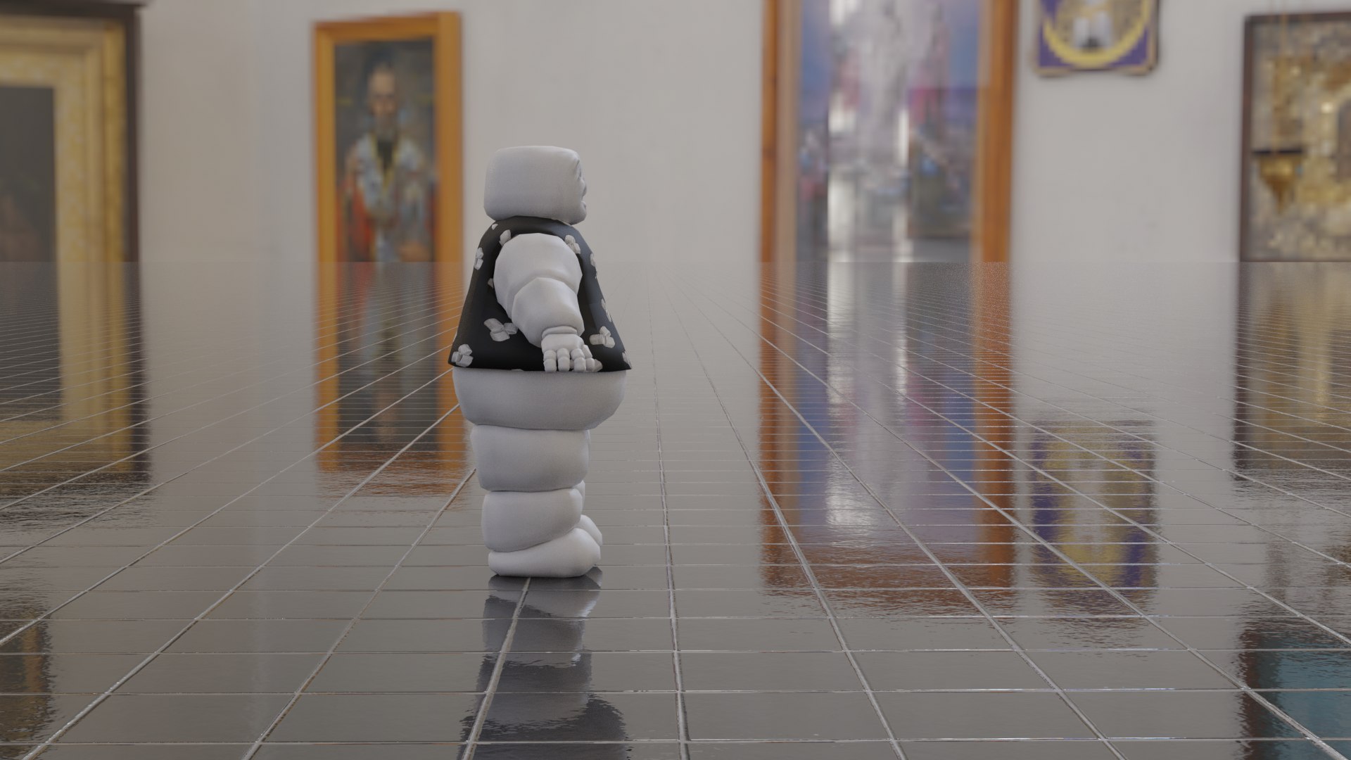 Fat White Blob 3D Model - TurboSquid 1543837