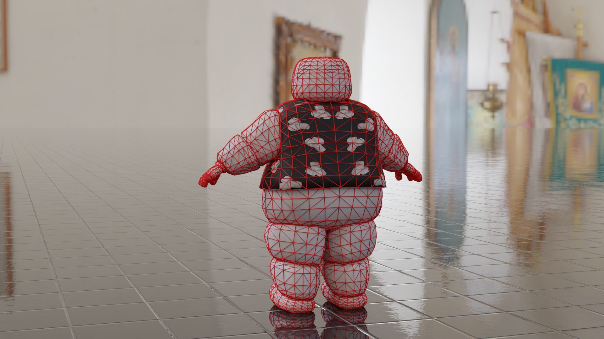 Fat White Blob 3D Model - TurboSquid 1543837