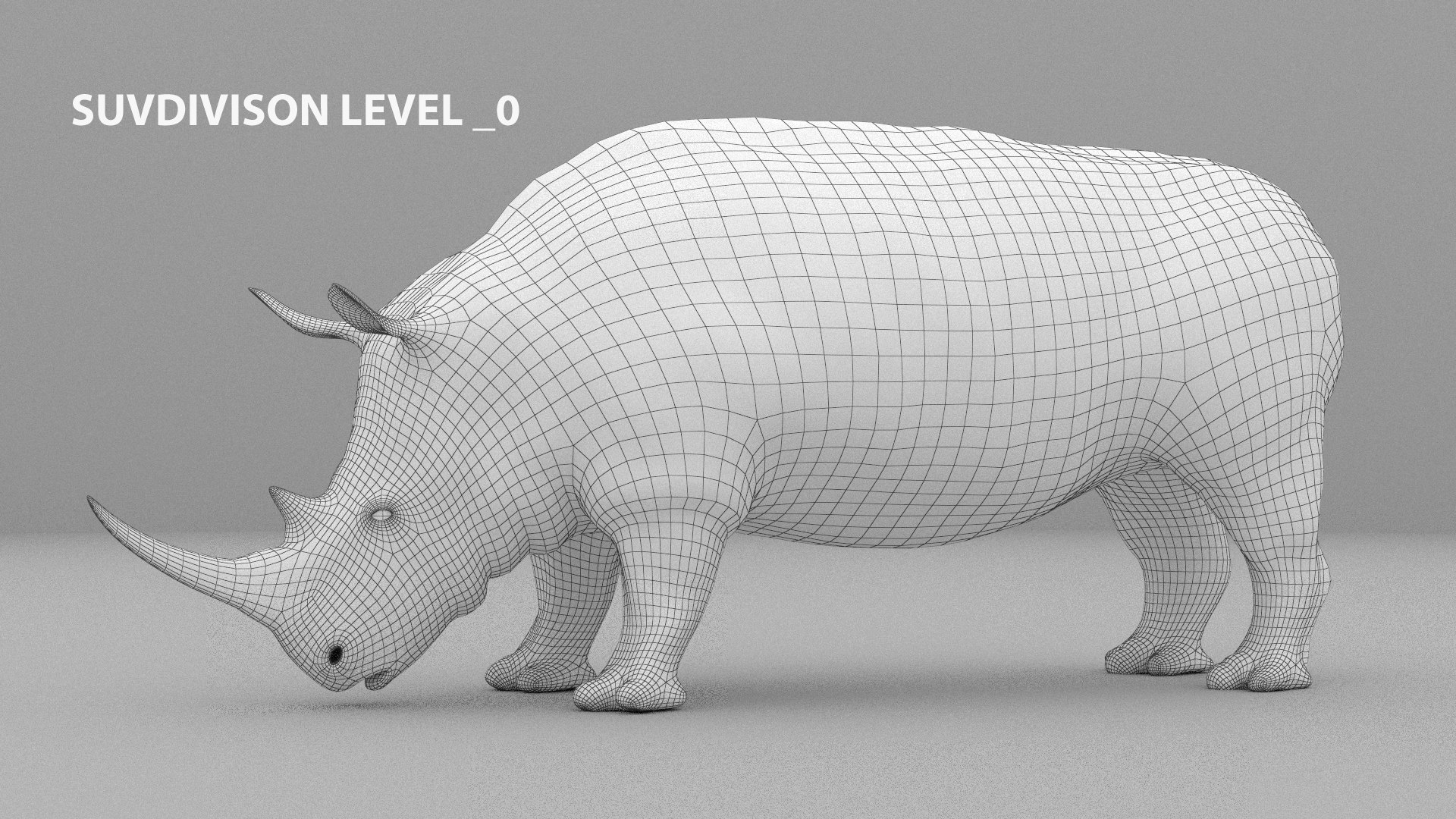 Rhino Rhinoceros Animal Model - TurboSquid 1611372