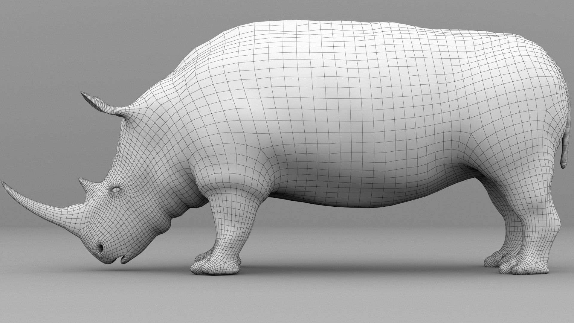 Rhino Rhinoceros Animal Model - TurboSquid 1611372