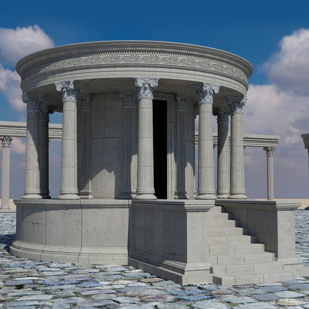 TYCHE TEMPLE 3D Model - TurboSquid 2373275