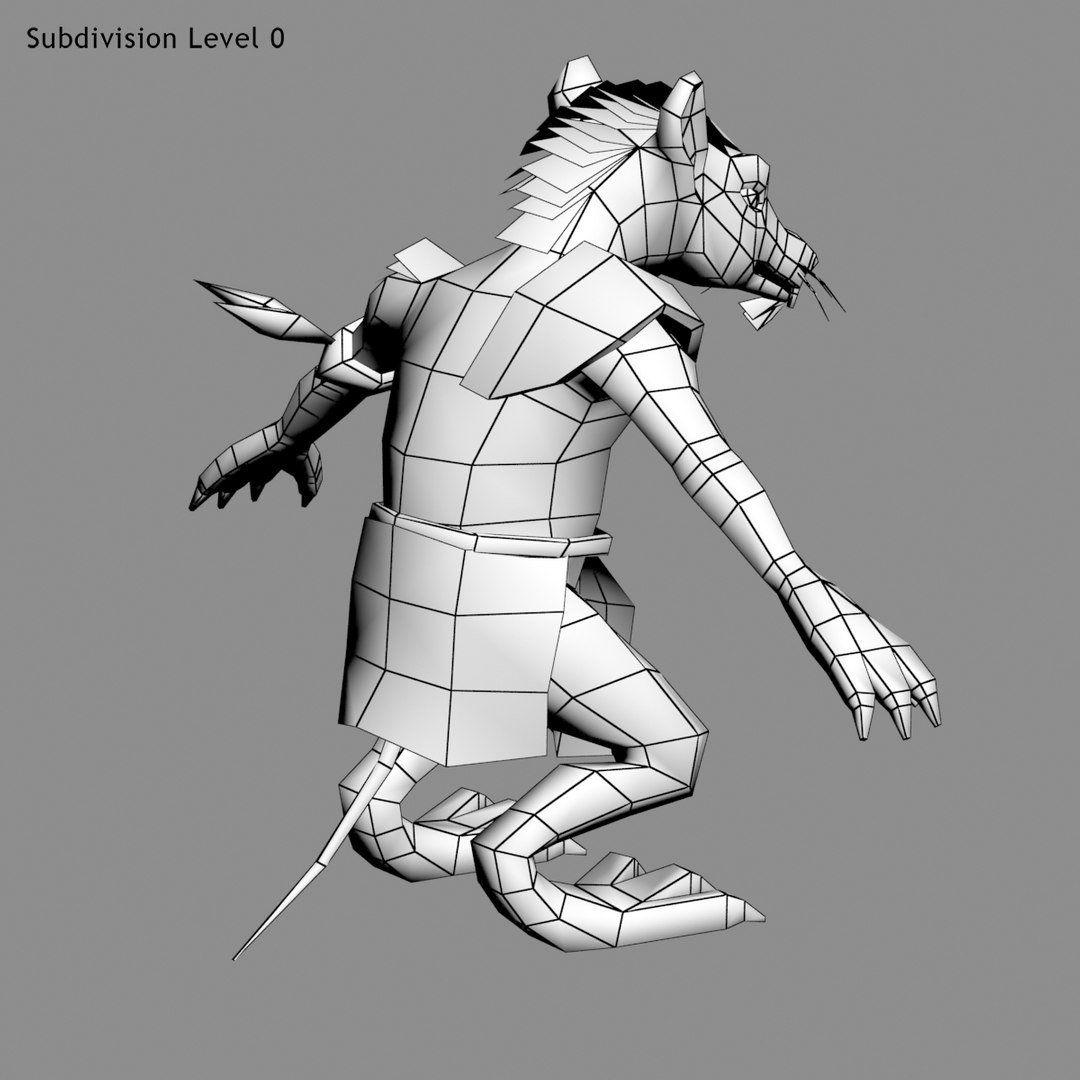 Wererat Creature Fantasy 3d Max