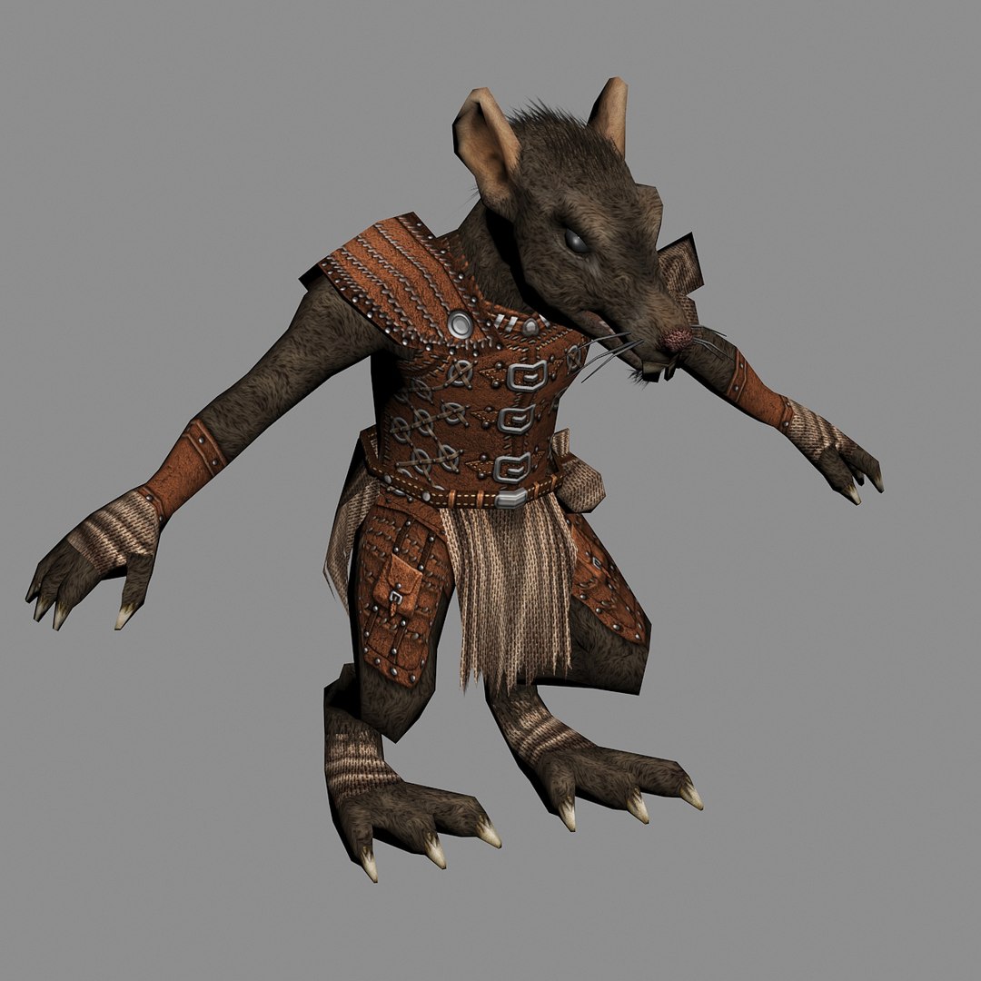 Wererat Creature Fantasy 3d Max