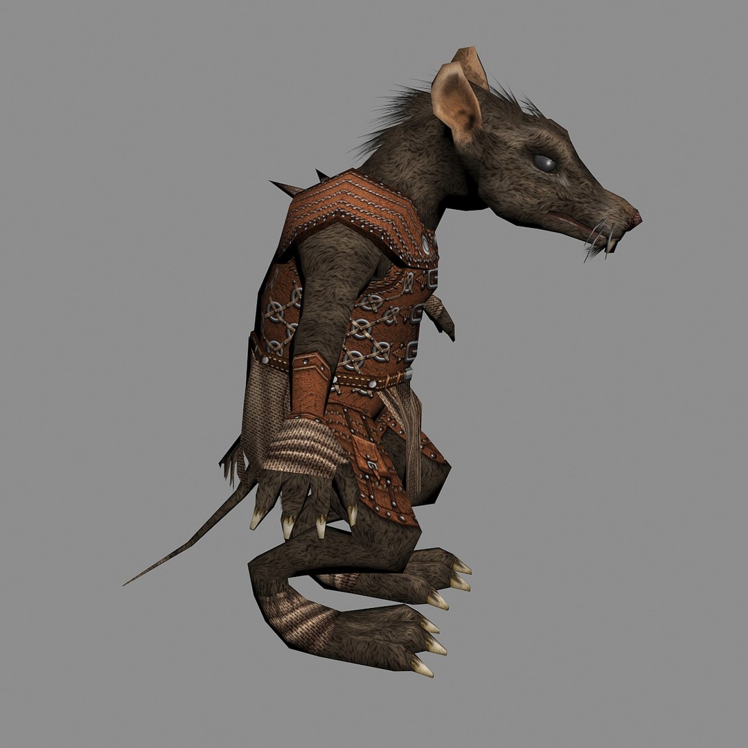 Wererat Creature Fantasy 3d Max