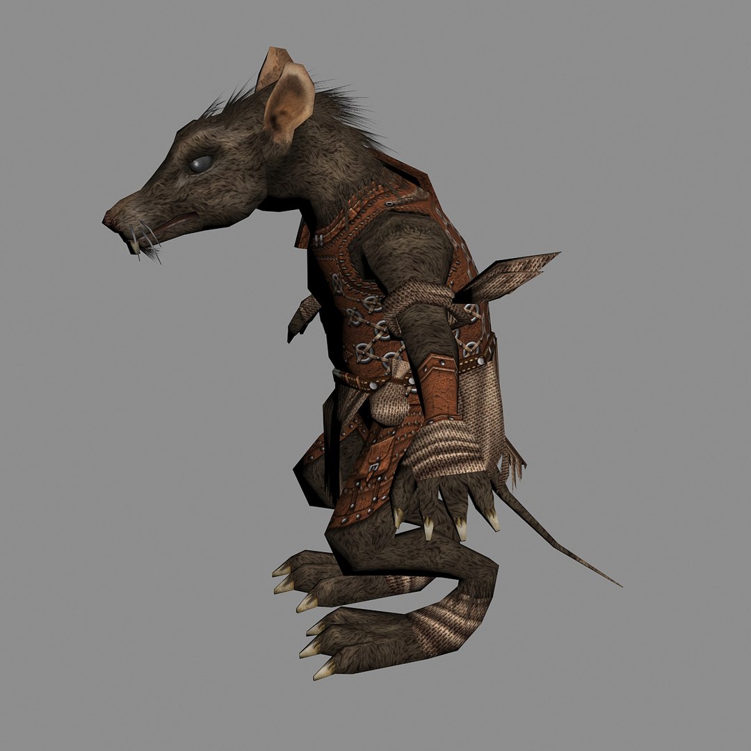 Wererat Creature Fantasy 3d Max