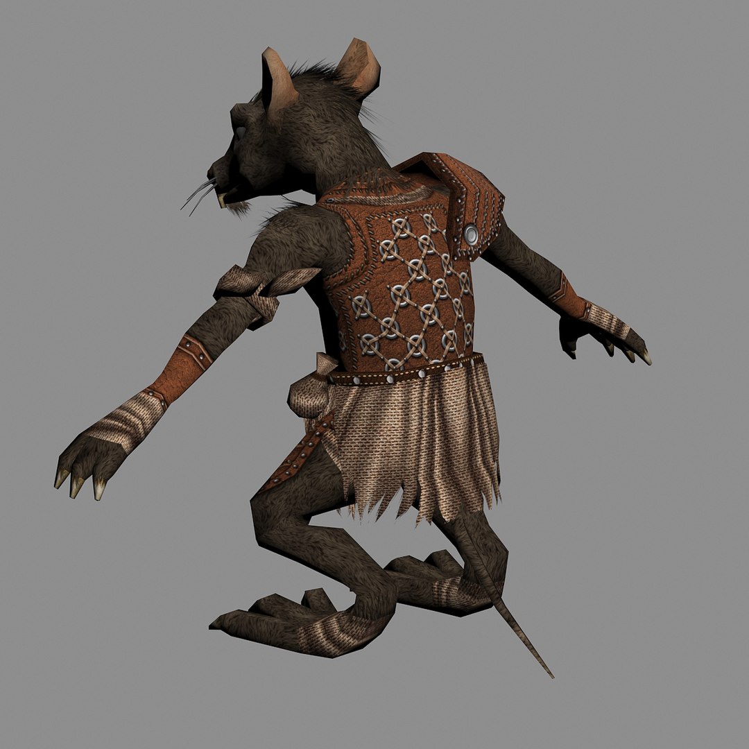 Wererat Creature Fantasy 3d Max