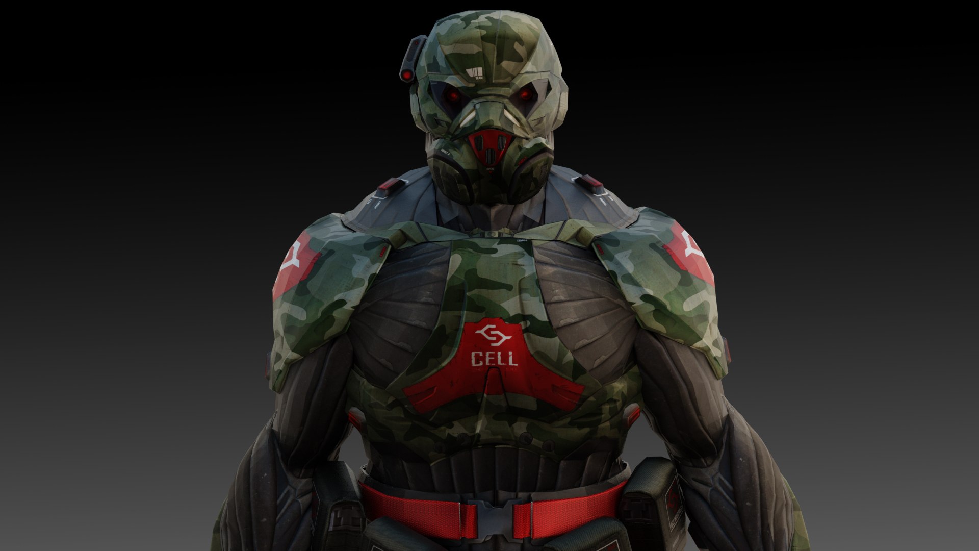 3D Crysis Nanosuit Ops Version3D Model High-Quality Rigged Model ...