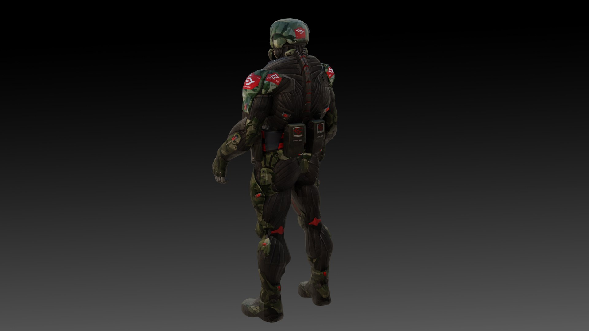 3D Crysis Nanosuit Ops Version3D Model High-Quality Rigged Model ...