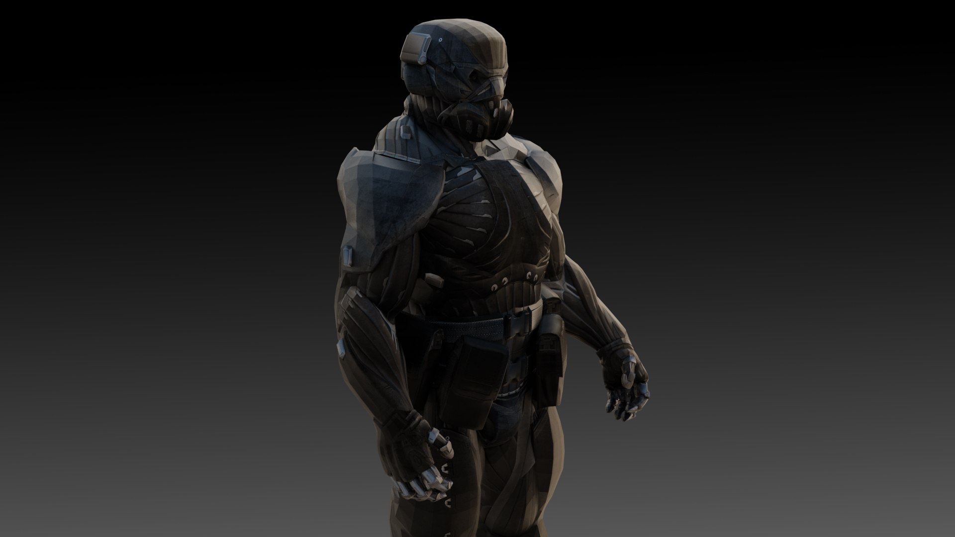 3D Crysis Nanosuit Ops Version3D Model High-Quality Rigged Model ...